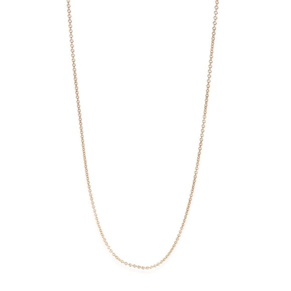 Tiffany & Co. | Bags | 8k Rose Gold Tiffany Co 18 Inch Chain In 18k ...